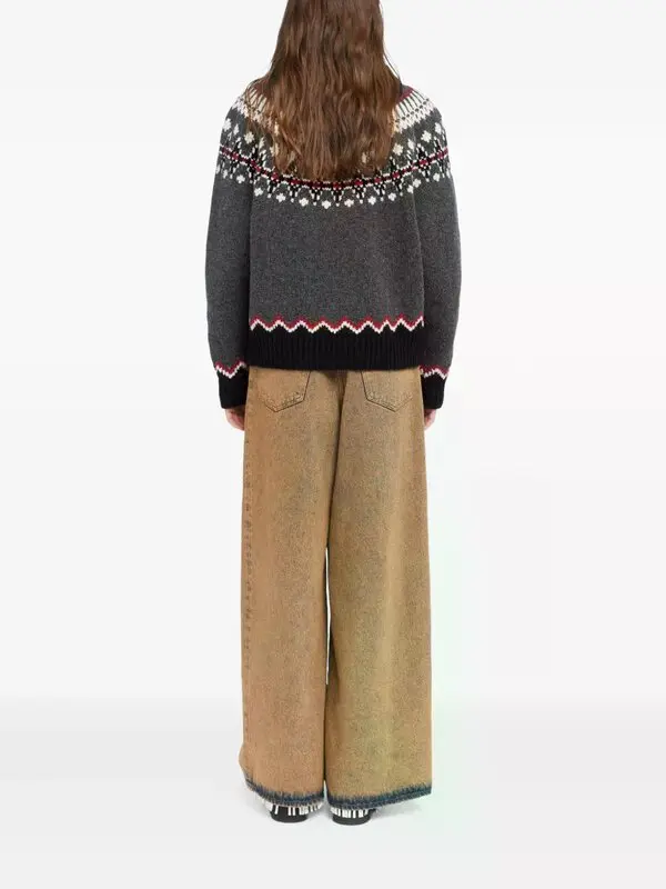 Alanui Fair Isle Cardigan