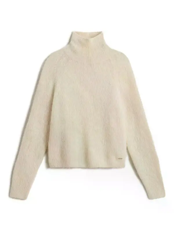 Woolrich High-neck Alpaca-wool Blend Sweater - Neutrals