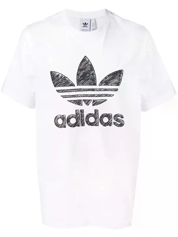 Adidas Hand Drawn T-shirt - White