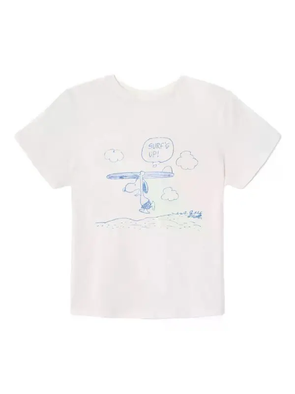 RE/DONE Snoopy Surfs Up T-shirt - White