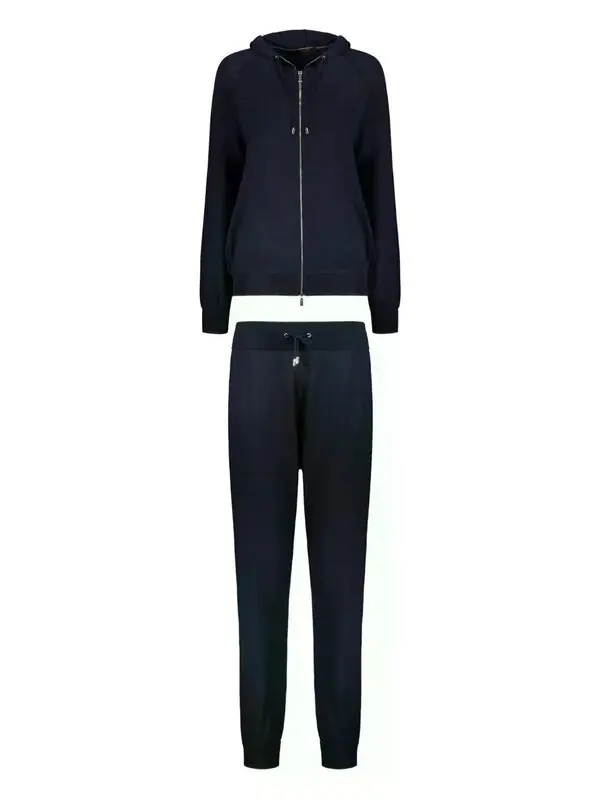 MOORER Drawstring-waistband Zip-front Tracksuit