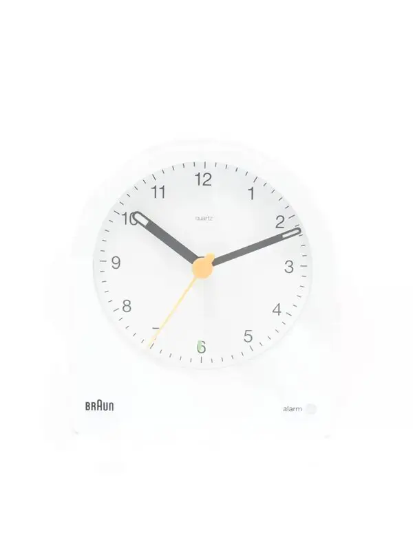 BRAUN WATCHES Analogue Alarm Clock - White