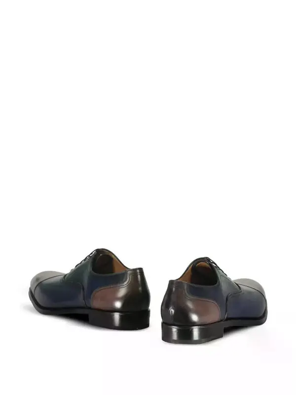 FERRAGAMO Leather Panelled Shoes
