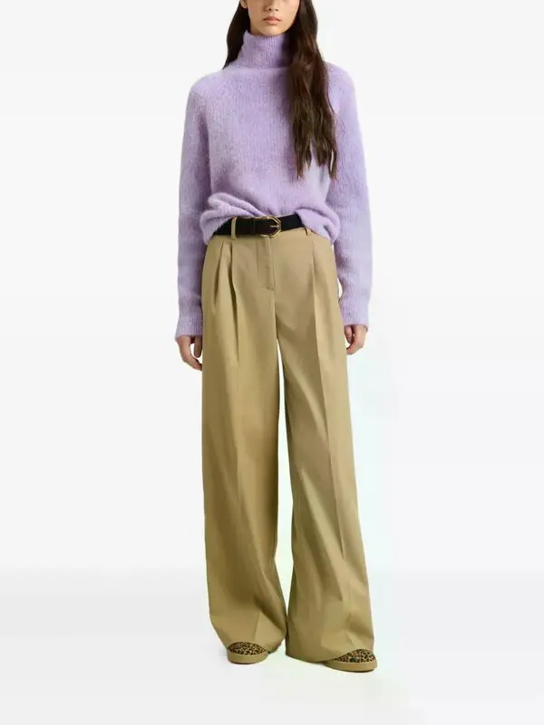 Woolrich High-neck Alpaca-blend Sweater - Purple