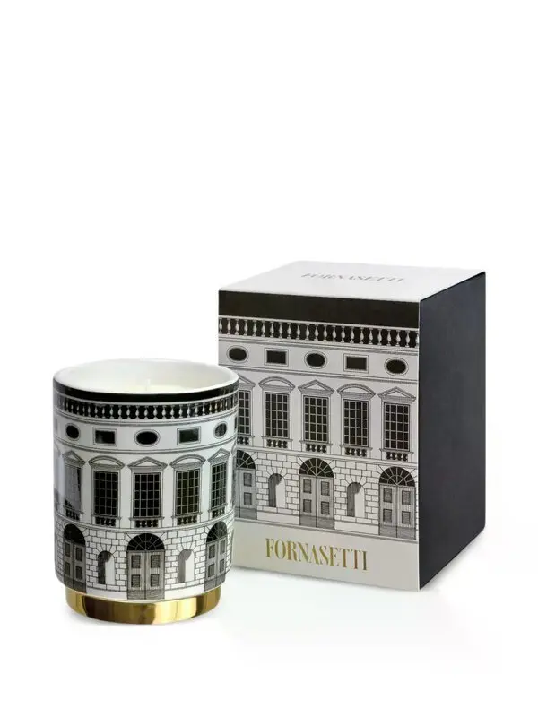 FORNASETTI Architecture-print Candle