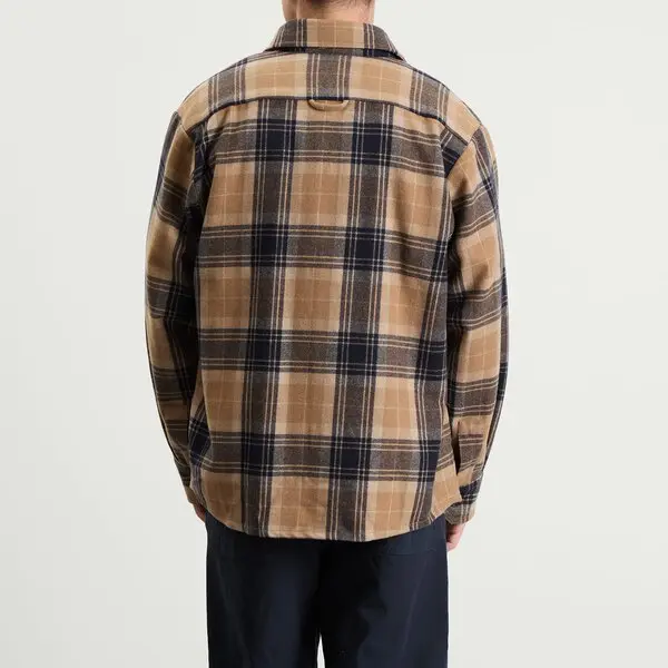 A.p.c. Bobby Check Wool Overshirt - Dark Navy