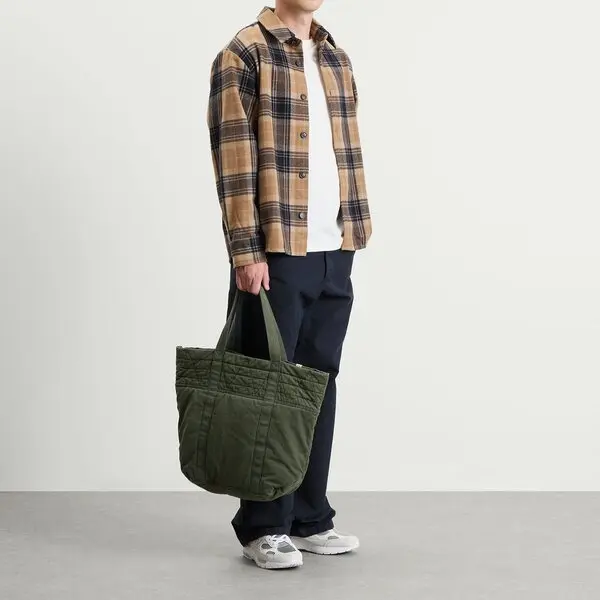 A.p.c. Bobby Check Wool Overshirt - Dark Navy