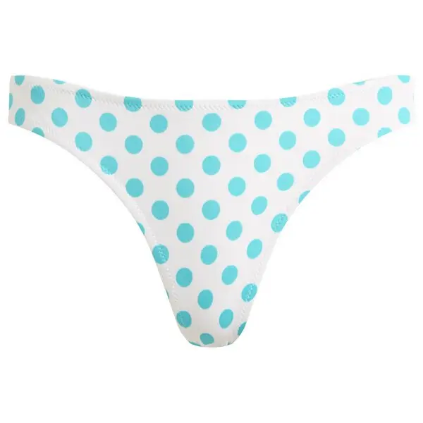 FRUITY BOOTY Frizzante Bikini Bottom - Aqua White