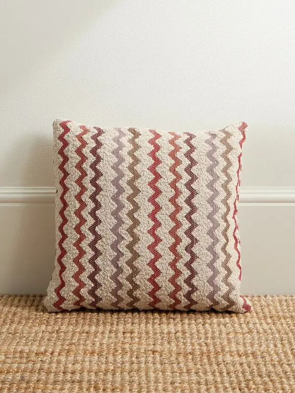 Missoni Capri Striped Bouclé Cushion