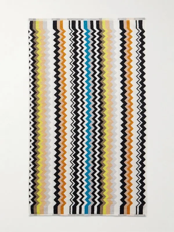 Missoni Best Set Of Five Striped Cotton-terry Towels
