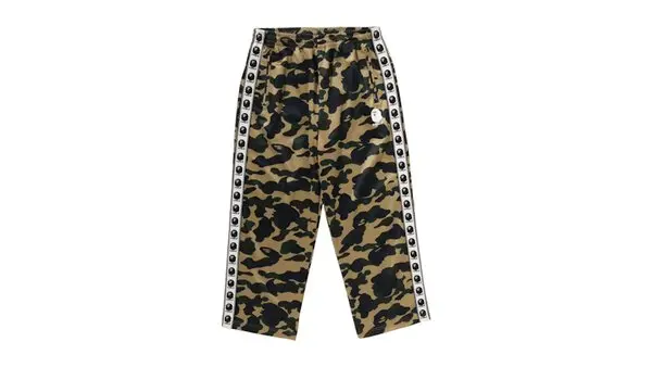 A BATHING APE 1st Camo Loose Fit Track Pants - Yellow