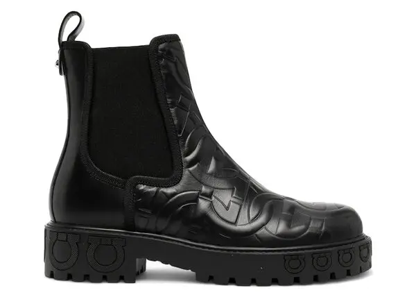 FERRAGAMO Varsi Ankle Boots - Black