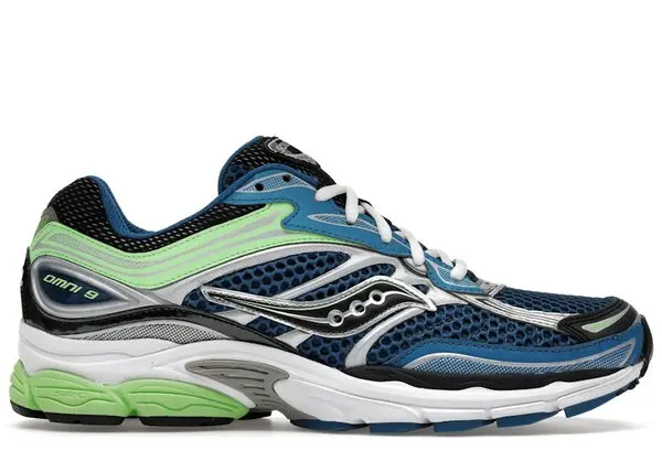 Saucony Progrid Omni 9in - Blue/lime