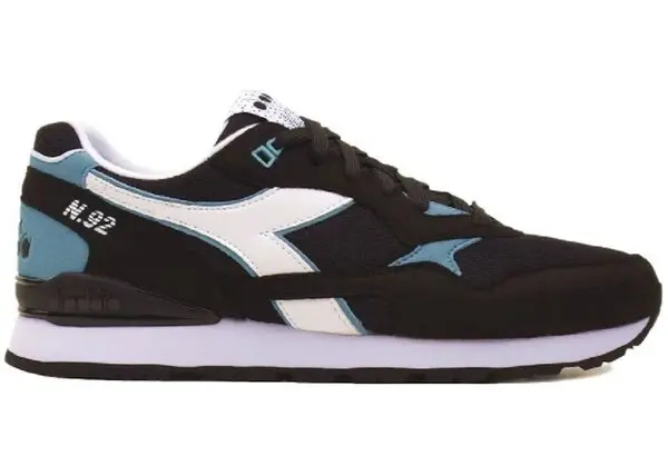 DIADORA N.92 Sneakers - Black/dusty Blue/white