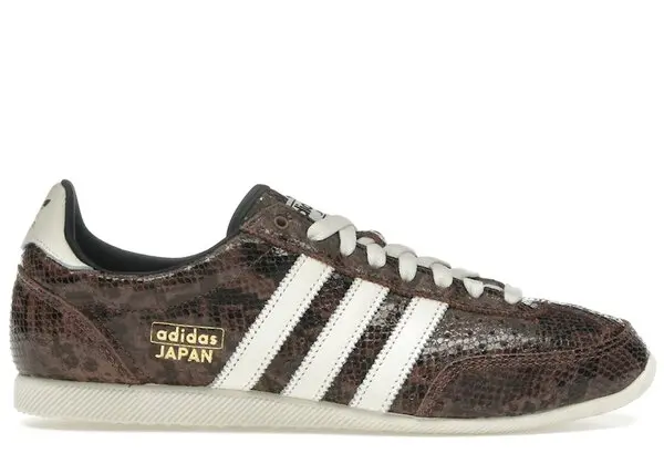 Adidas Japan Brown Snakeskin - Preloved Brown/cream White/core Black