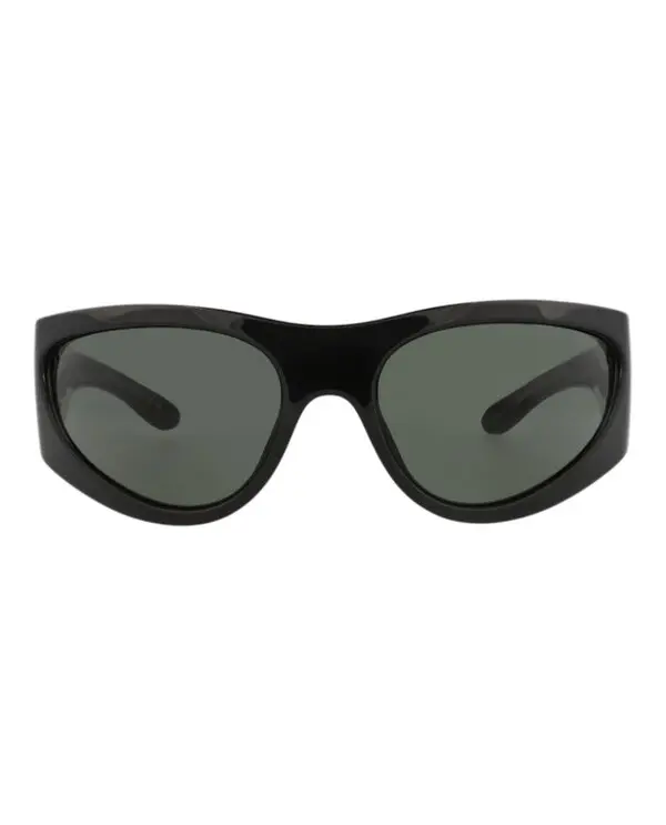 Gucci Shield Frame Injection Sunglasses - Black Black Grey (gg1575s/30014846/001)