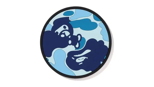 A BATHING APE Abc Camo Milo Coaster - Blue