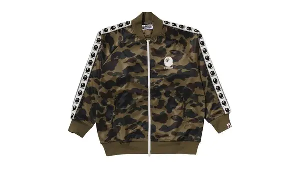 A BATHING APE 1st Camo Relaxed Fit Track Jacket - Green
