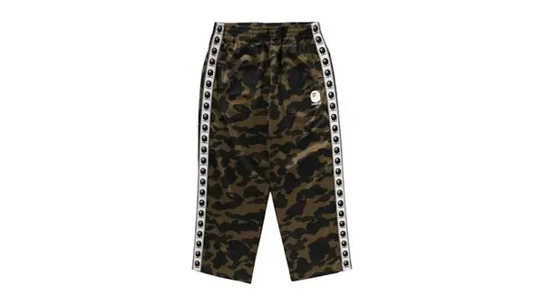 A BATHING APE 1st Camo Loose Fit Track Pants - Green