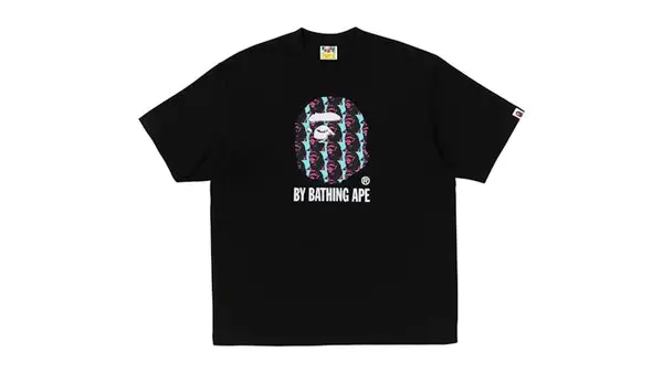 A BATHING APE Ape Head Pattern Bathing Ape Relaxed Fit Tee Shirt