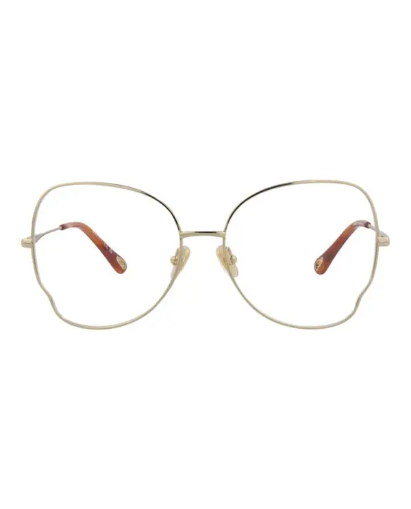 Chloé Cat Eye Metal Optical Frames - Gold Gold Transparent (ch0098o/30012434/005)