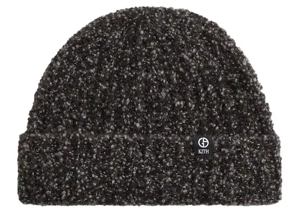 Kith X Giorgio Armani Cashmere Beanie - Ink