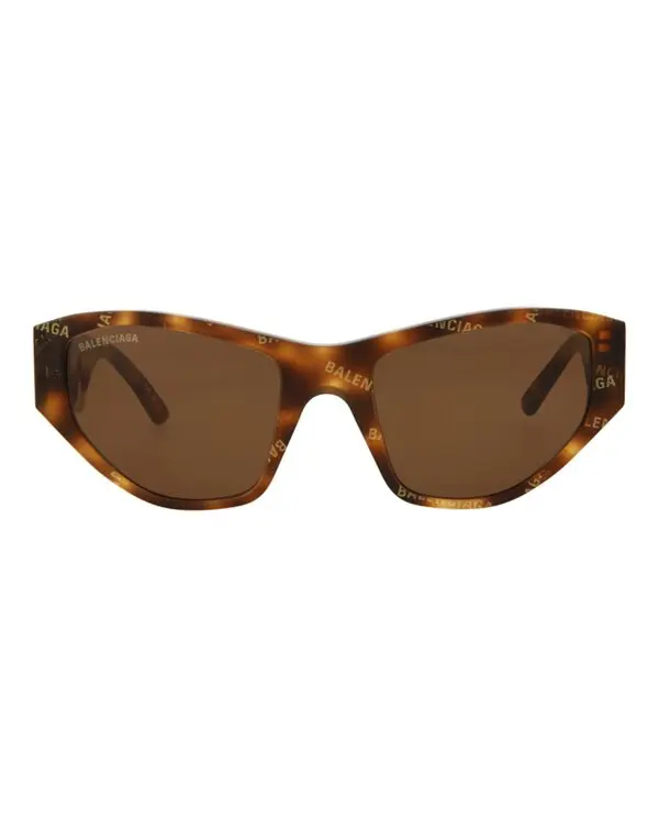 Balenciaga Acetate Cat Eye Sunglasses - Havana/brown (bb0097s