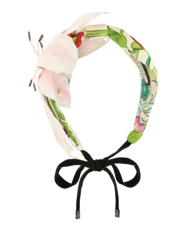 Gucci Floral Silk Headband - Multicolor