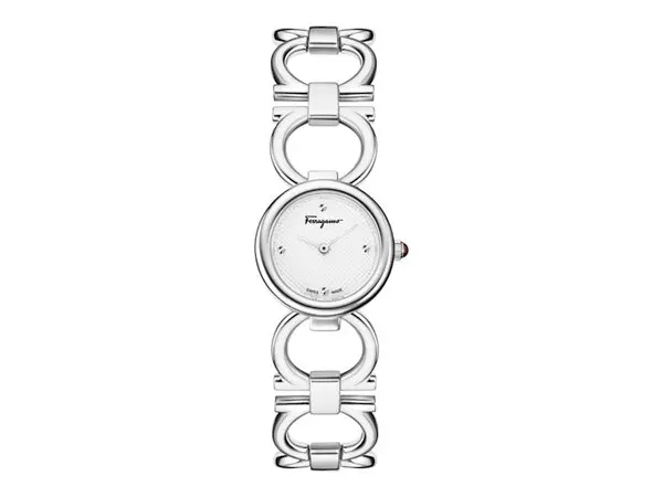 FERRAGAMO Double Gancini Bracelet - Stainless Steel