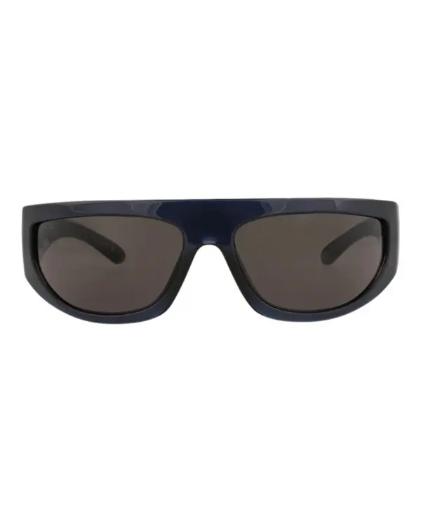 Gucci Shieldframe Injection Sunglasses - Blue Blue Grey (gg1574s/30014845/003)