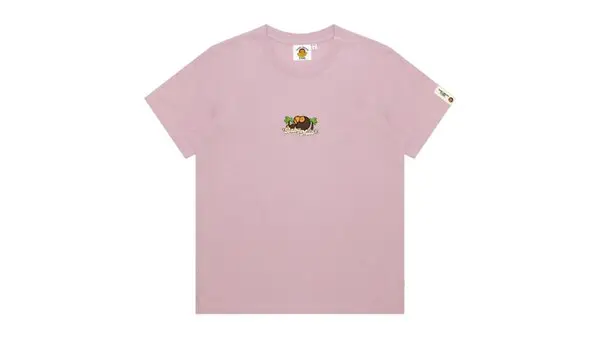 A BATHING APE Baby Milo Slim Fit Tee - Light Pink