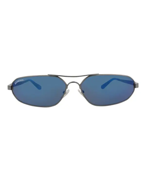 Balenciaga Shieldframe Metal Sunglasses