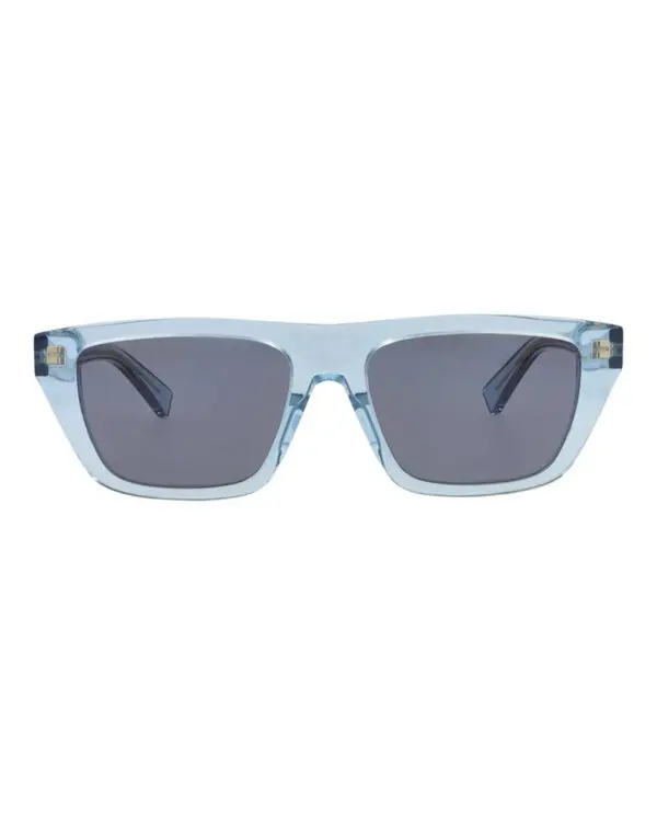Bottega Veneta Square Frame Recycled Acetate Sunglasses - Light Blue Light Blue Blue (bv1291s/30015222/003)