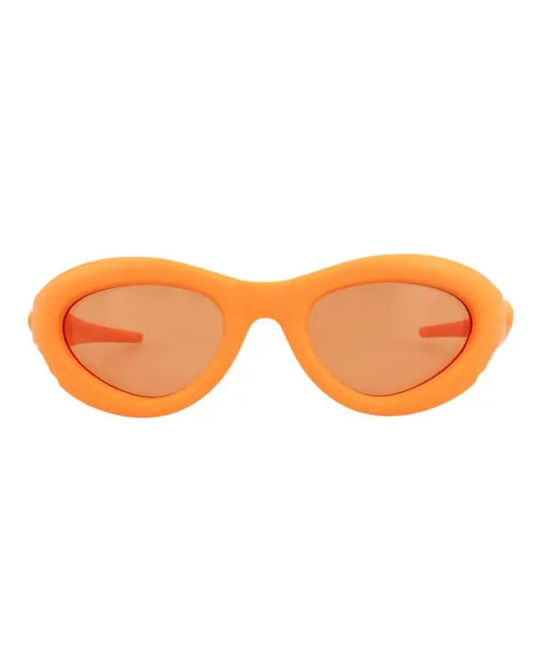 Bottega Veneta Round/oval Frame Injection Sunglasses - Orange (bv1162s/30013384/004)