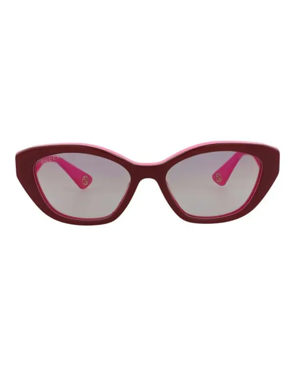 Gucci Cat Eye-frame Recycled Acetate Sunglasses - Burgundy Fuchsia Red (gg1638s/30014974/003)