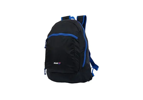 PALACE Pack Sack - Black/blue
