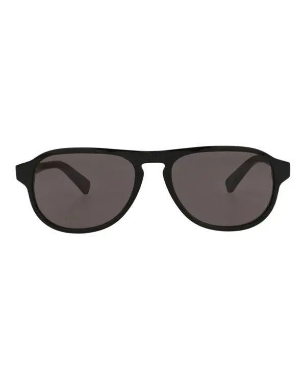 Bottega Veneta Aviator Frame Recycled Acetate Sunglasses - Black Black Grey (bv1292s/30015226/001)