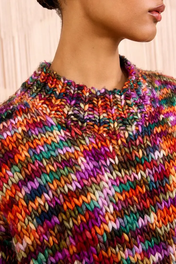 Ulla Johnson Maude Multicolor Knit Pullover