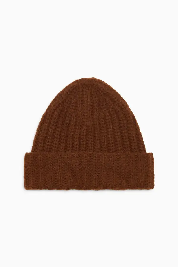 Ulla Johnson Shelby Alpaca Knit Hat - Mahogany