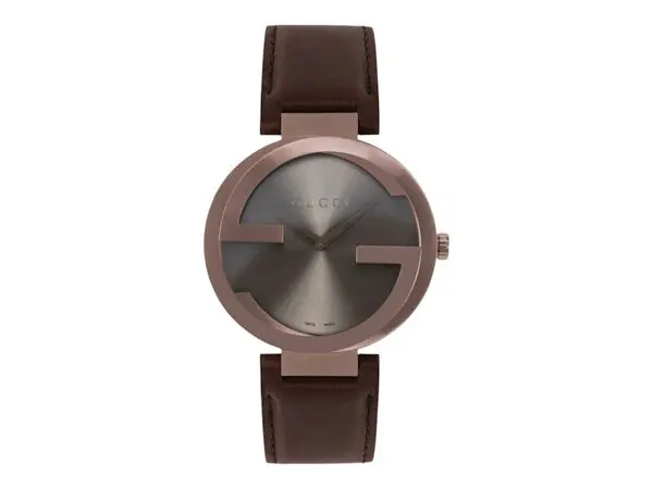 Gucci Gg Leather Watch - Stainless Steel