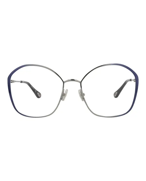 Chloé Square-frame Metal Optical Frames - Blue Blue Transparent (ch0017oa/30009909/001)