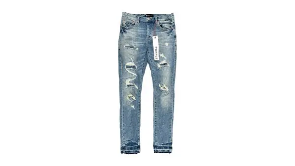 PURPLE BRAND Light Indigo Vintage Jeans - Light Blue