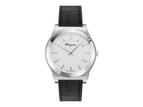 FERRAGAMO Gancini Leather Sf4l00225 - Stainless Steel