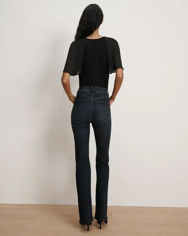 Veronica Beard Arisa Chiffon-sleeve T-shirt