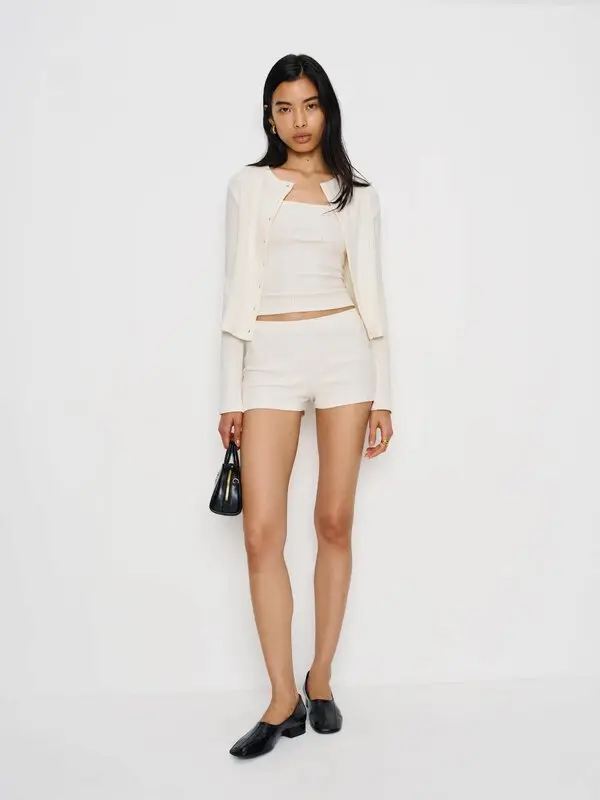 REFORMATION Kai Knit Three-piece Set - Ivory