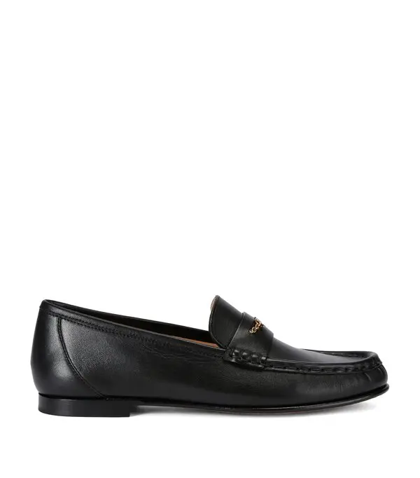 Chloé Calfskin Loafers - Black