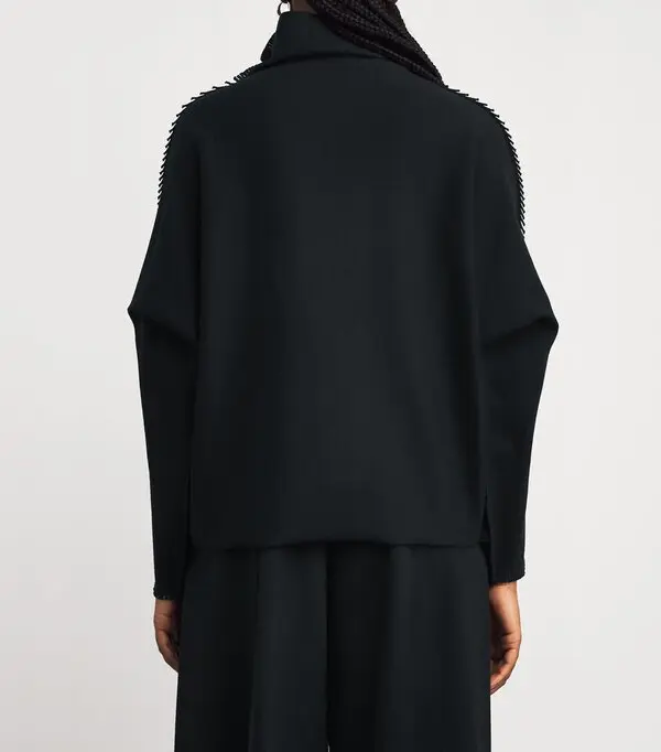 Issey Miyake Campagne High-neck Sweater