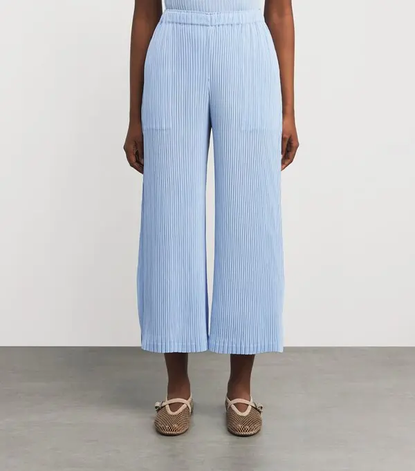 Issey Miyake Hatching Pleats Trousers