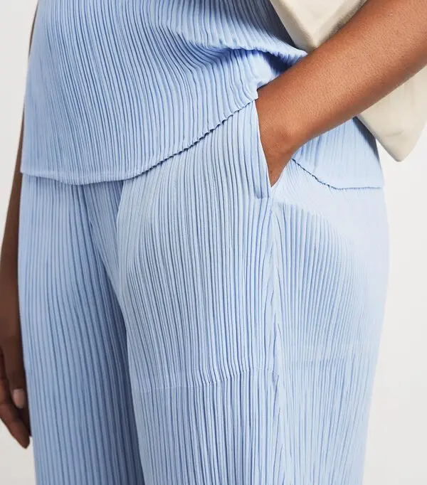 Issey Miyake Hatching Pleats Trousers