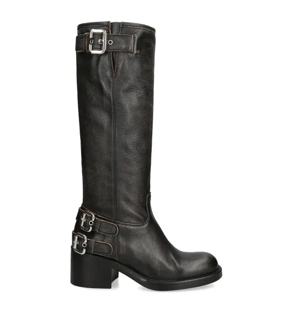 Chloé Dakota Buckled Leather Boots